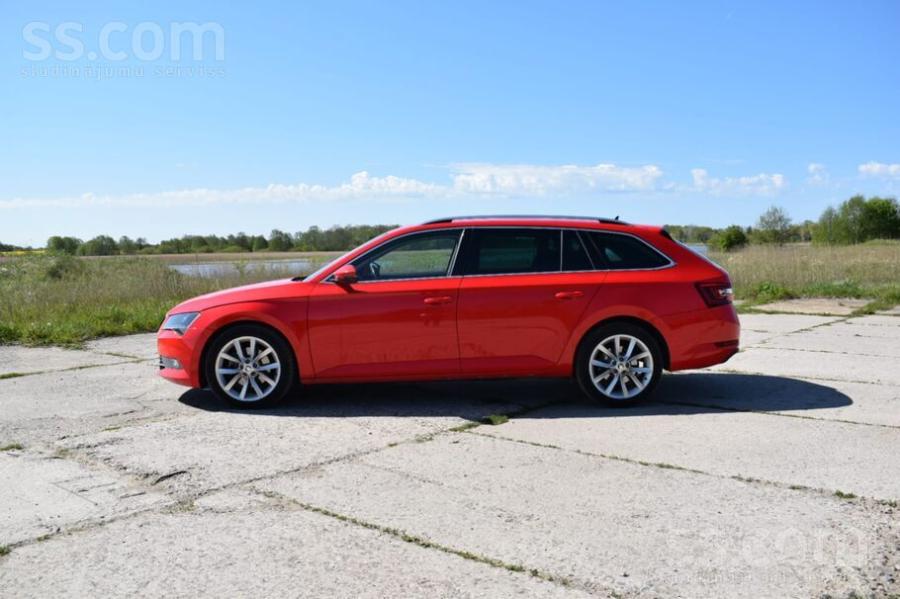 Red Skoda SuperB 2019 in Ventspils, with an engine capacity of 2.00 L and mileage of 90 thousand km for 17500 €, photo 7 on AUTOMOTO.COM.LV