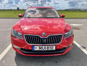 Red Skoda SuperB 2019 in Marijampole, with an engine capacity of 2.00 L and mileage of 175 thousand km for 17800 €, photo 9 on AUTOMOTO.COM.LV