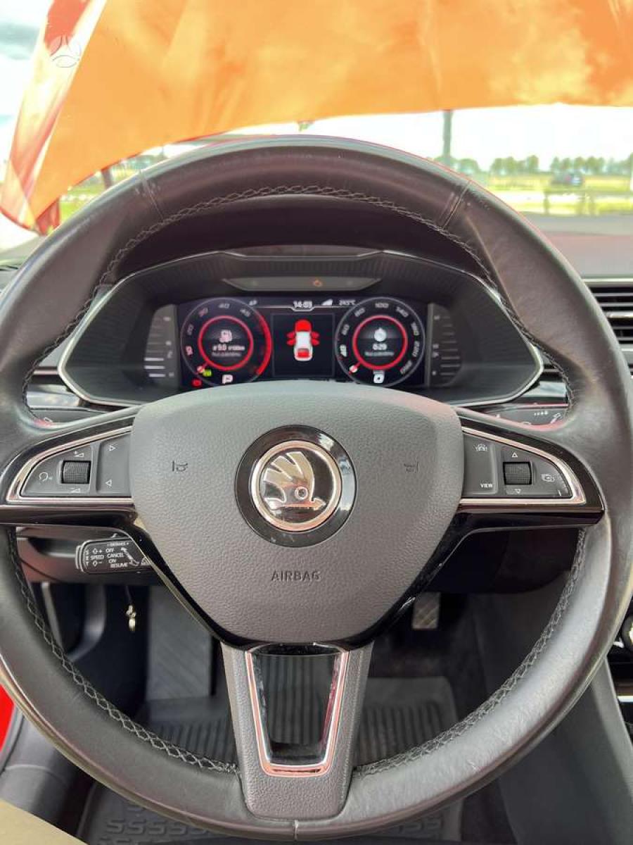 Red Skoda SuperB 2019 in Marijampole, with an engine capacity of 2.00 L and mileage of 175 thousand km for 17800 €, photo 13 on AUTOMOTO.COM.LV
