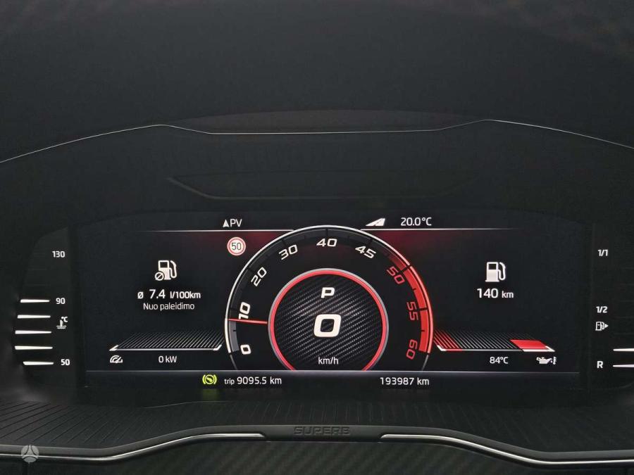 Sarkans Skoda SuperB 2020 Utena, ar dzinēja tilpumu 1.97 L un nobraukumu 193 tūkst. km par 16950 €, foto 40 vietnē AUTOMOTO.COM.LV
