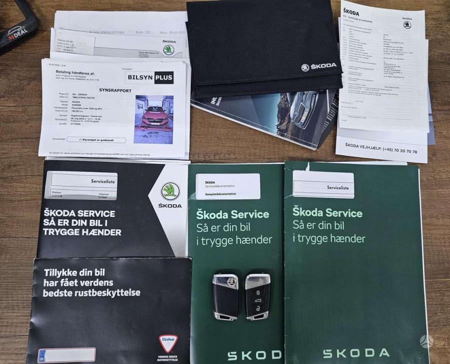Sarkans Skoda SuperB 2020 Utena, ar dzinēja tilpumu 1.97 L un nobraukumu 193 tūkst. km par 16950 €, foto 57 vietnē AUTOMOTO.COM.LV