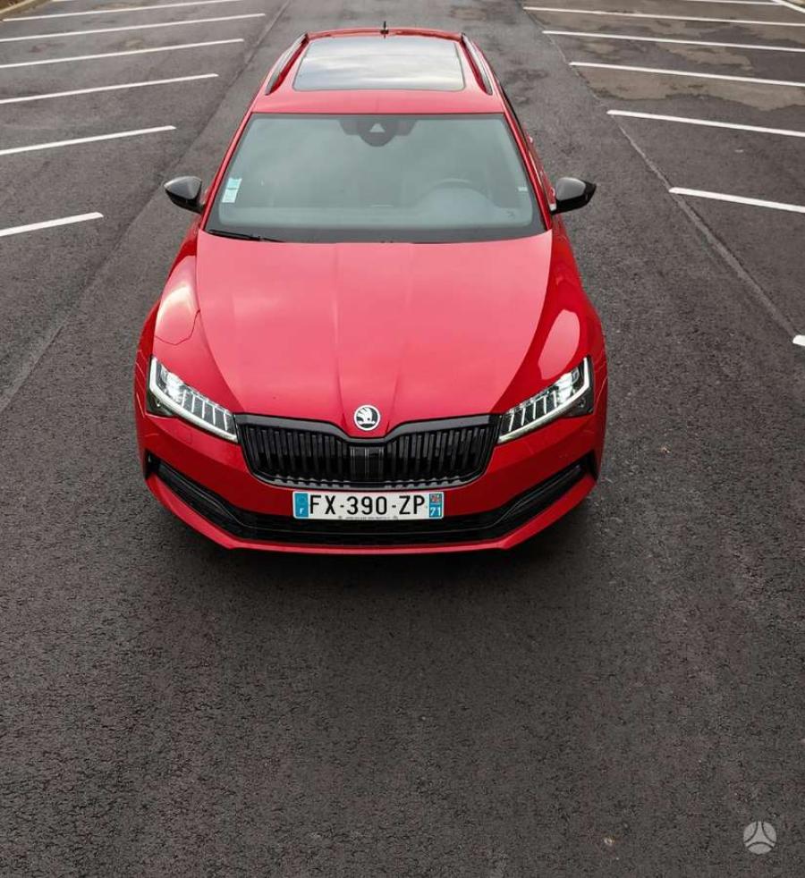 Red Skoda SuperB 2021 in Pasvalys, with an engine capacity of 1.97 L and mileage of 354 thousand km for 18700 €, photo 1 on AUTOMOTO.COM.LV