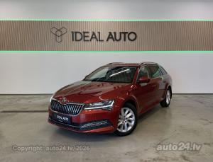 Sarkans Skoda SuperB 2023 Tallina, ar dzinēja tilpumu 1.50 L un nobraukumu 66 tūkst. km par 30990 €, foto  vietnē AUTOMOTO.COM.LV