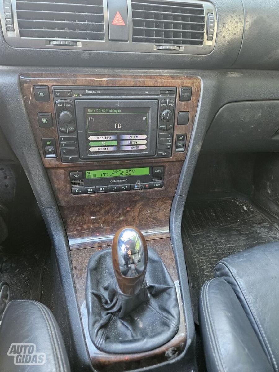 Skoda SuperB 2005 Prienai, ar dzinēja tilpumu 1.90 L un nobraukumu 500 tūkst. km par 1000 €, foto 16 vietnē AUTOMOTO.COM.LV