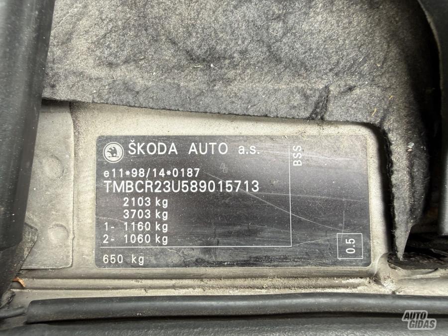 Skoda SuperB 2007 in Siauliai, with an engine capacity of 2.00 L and mileage of 326 thousand km for 750 €, photo 10 on AUTOMOTO.COM.LV