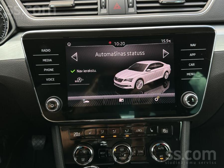 Skoda SuperB 2018 in Valmiera, with an engine capacity of 2.00 L and mileage of 199 thousand km for 12650 €, photo 16 on AUTOMOTO.COM.LV