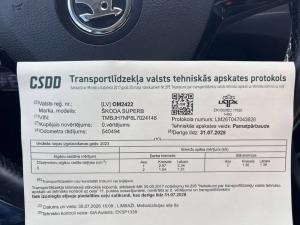 Шкода Суперб 2019 в Рига, объемом двигателя 2.00 л и пробегом 540 тыс. км за 9950 €, фото 32 на AUTOMOTO.COM.LV