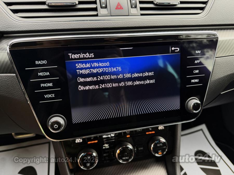 Skoda SuperB 2023 Pērnava, ar dzinēja tilpumu 2.00 L un nobraukumu 101 tūkst. km par 28990 €, foto 16 vietnē AUTOMOTO.COM.LV