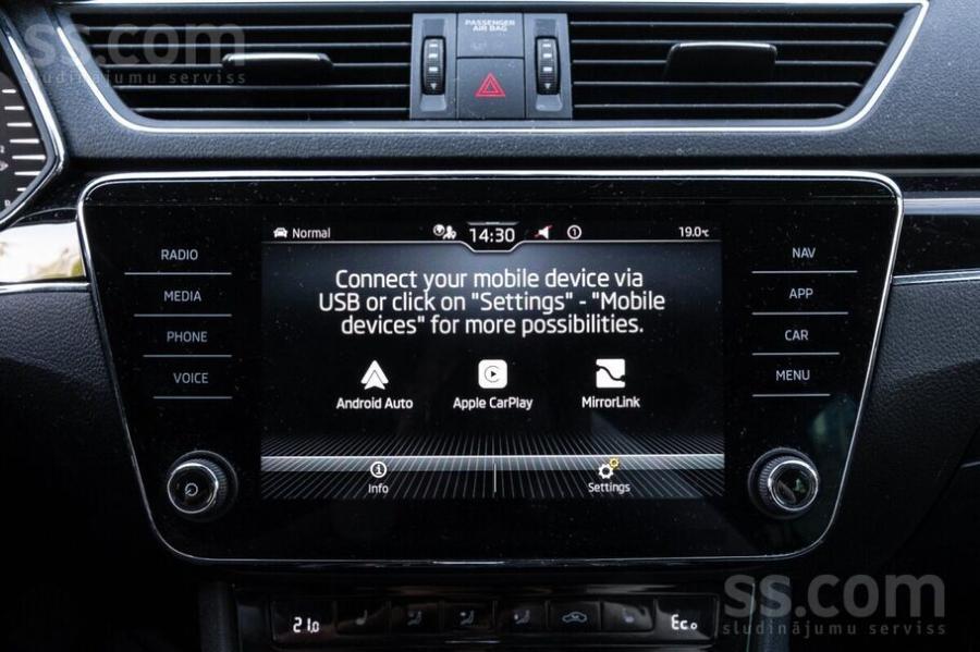 Skoda SuperB 2023 Rīga, ar dzinēja tilpumu 1.40 L un nobraukumu 115 tūkst. km par 24150 €, foto 14 vietnē AUTOMOTO.COM.LV