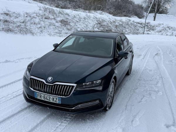 Violet Skoda SuperB 2020 in Vilnius, with an engine capacity of 2.00 L and mileage of 274 thousand km for 11500 €, photo 6 on AUTOMOTO.COM.LV