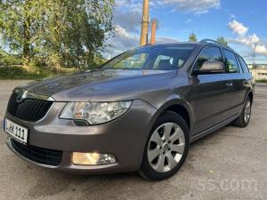 Violets Skoda SuperB 2010 Ludza, ar dzinēja tilpumu 1.90 L un nobraukumu 264 tūkst. km par 5250 €, foto  vietnē AUTOMOTO.COM.LV