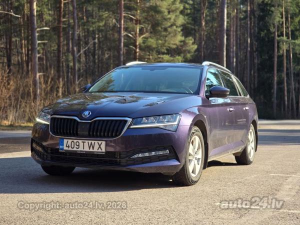 Violet Skoda SuperB 2023 in Rakvere, with an engine capacity of 1.50 L and mileage of 27 thousand km for 24000 €, photo 1 on AUTOMOTO.COM.LV