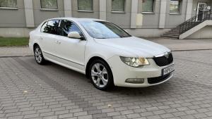 White Skoda SuperB 2009 in Klaipeda, with an engine capacity of 2.00 L and mileage of 334 thousand km for 3500 €, photo 4 on AUTOMOTO.COM.LV