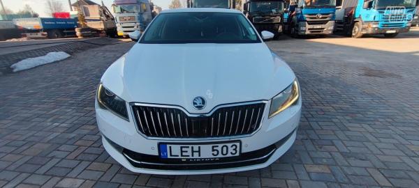 Balts Skoda SuperB 2017 Viļņa, ar dzinēja tilpumu 2.00 L un nobraukumu 291 tūkst. km par 9200 €, foto 1 vietnē AUTOMOTO.COM.LV