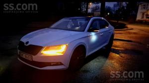 White Skoda SuperB 2018 in Riga, with an engine capacity of 1.60 L and mileage of 203 thousand km for 12250 €, photo 11 on AUTOMOTO.COM.LV