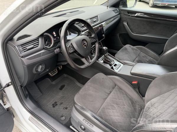 White Skoda SuperB 2018 in Riga, with an engine capacity of 1.80 L and mileage of 169 thousand km for 15900 €, photo 7 on AUTOMOTO.COM.LV
