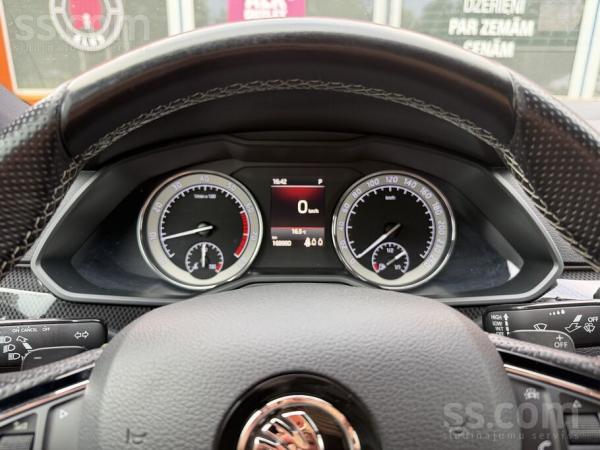 White Skoda SuperB 2018 in Riga, with an engine capacity of 1.80 L and mileage of 169 thousand km for 15900 €, photo 9 on AUTOMOTO.COM.LV