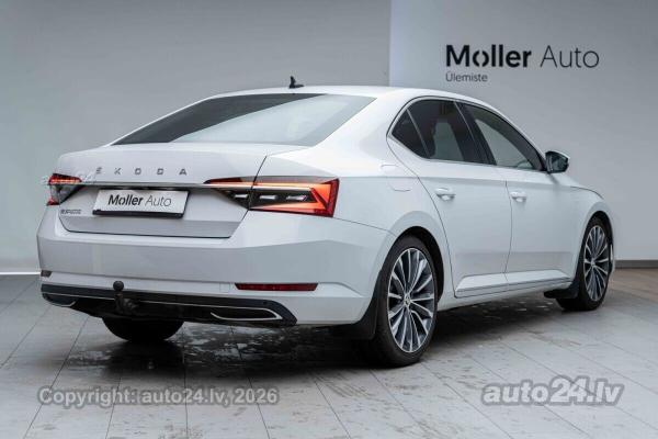 White Skoda SuperB 2019 in Tallinn, with an engine capacity of 2.00 L and mileage of 210 thousand km for 16150 €, photo 5 on AUTOMOTO.COM.LV