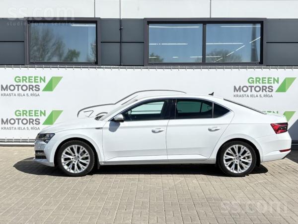 White Skoda SuperB 2020 in Riga, with an engine capacity of 1.40 L and mileage of 100 thousand km for 21500 €, photo 6 on AUTOMOTO.COM.LV