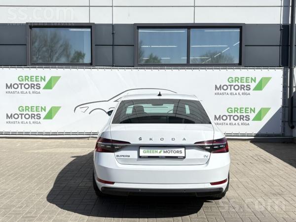 White Skoda SuperB 2020 in Riga, with an engine capacity of 1.40 L and mileage of 100 thousand km for 21500 €, photo 8 on AUTOMOTO.COM.LV
