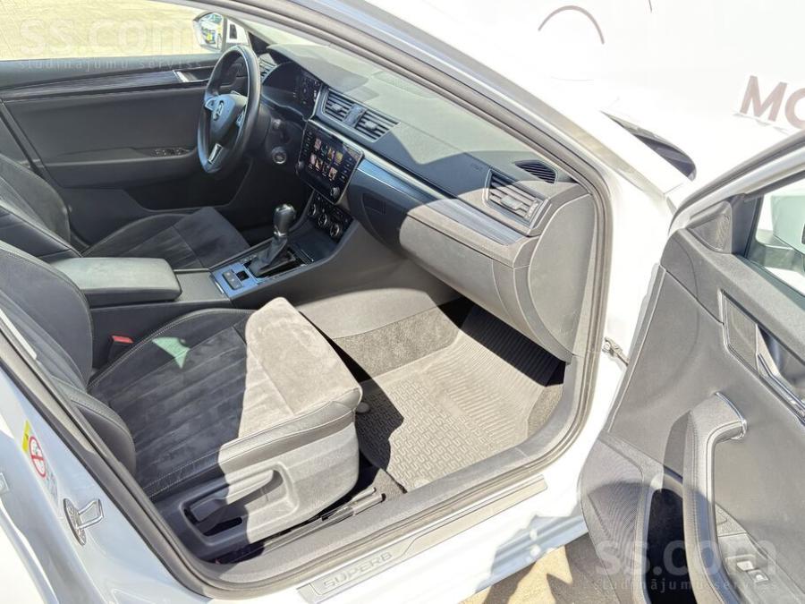 Balts Skoda SuperB 2020 Rīga, ar dzinēja tilpumu 1.40 L un nobraukumu 100 tūkst. km par 21500 €, foto 14 vietnē AUTOMOTO.COM.LV