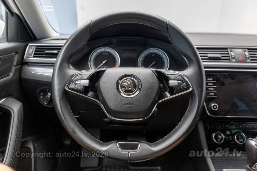 White Skoda SuperB 2020 in Johvi, with an engine capacity of 2.00 L and mileage of 152 thousand km for 22000 €, photo 16 on AUTOMOTO.COM.LV