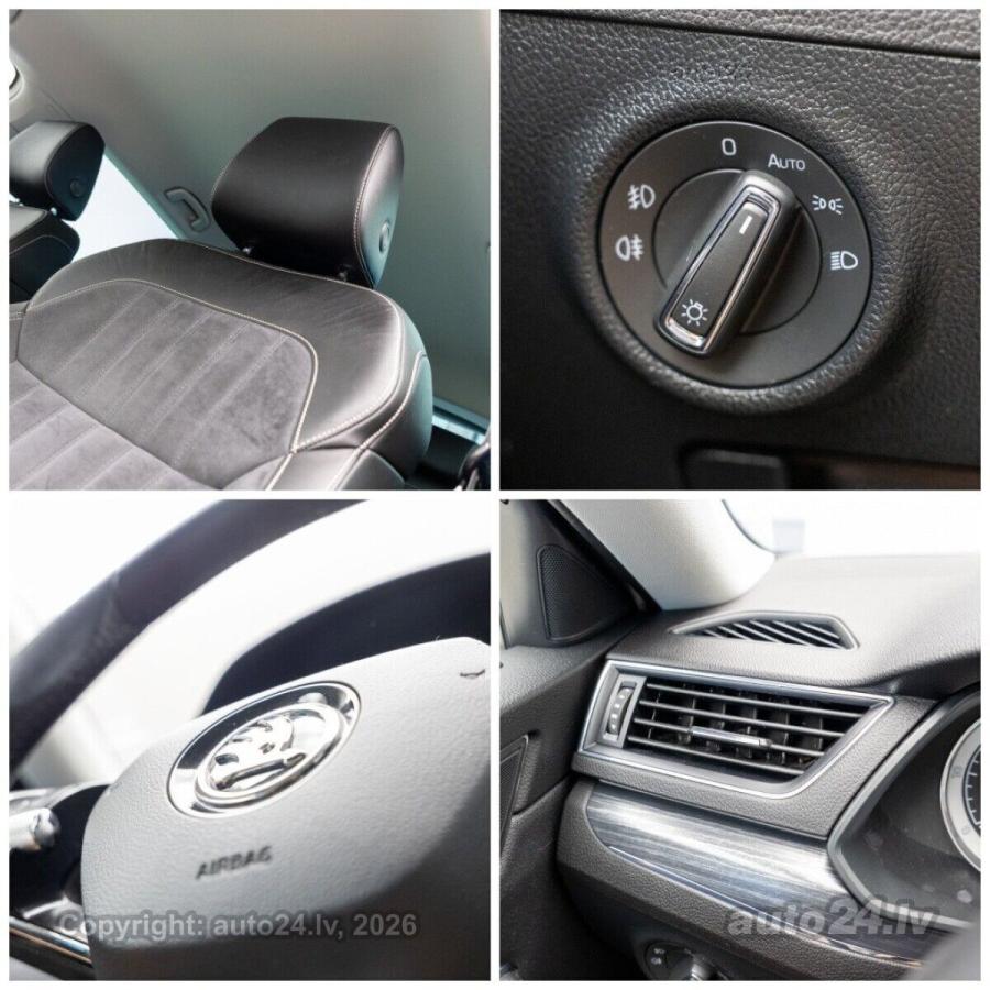 White Skoda SuperB 2020 in Johvi, with an engine capacity of 2.00 L and mileage of 152 thousand km for 22000 €, photo 22 on AUTOMOTO.COM.LV