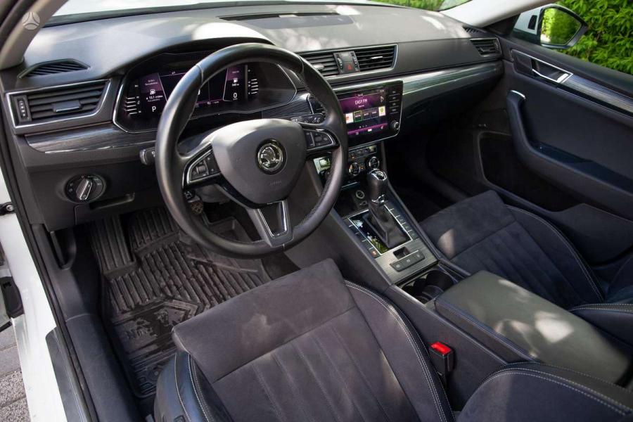 Balts Skoda SuperB 2020 Viļņa, ar dzinēja tilpumu 1.50 L un nobraukumu 204 tūkst. km par 13600 €, foto 14 vietnē AUTOMOTO.COM.LV