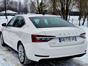 White Skoda SuperB 2021 in Taurage, with an engine capacity of 1.97 L and mileage of 171 thousand km for 15500 €, photo 5 on AUTOMOTO.COM.LV