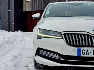 White Skoda SuperB 2021 in Taurage, with an engine capacity of 1.97 L and mileage of 171 thousand km for 15500 €, photo 9 on AUTOMOTO.COM.LV