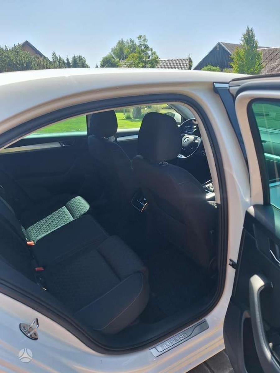 Balts Skoda SuperB 2021 Šilutė, ar dzinēja tilpumu 1.97 L un nobraukumu 190 tūkst. km par 14500 €, foto 17 vietnē AUTOMOTO.COM.LV