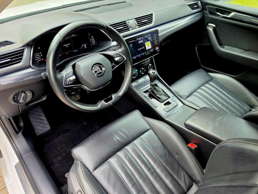 Balts Skoda SuperB 2021 Tauragė, ar dzinēja tilpumu 1.97 L un nobraukumu 187 tūkst. km par 14800 €, foto 22 vietnē AUTOMOTO.COM.LV