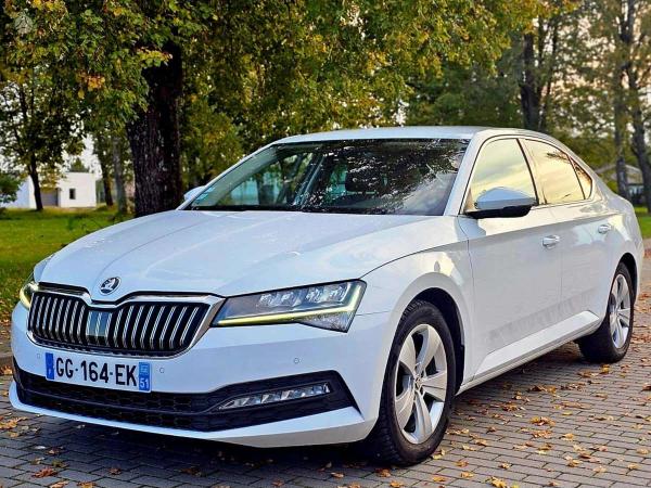White Skoda SuperB 2022 in Taurage, with an engine capacity of 1.97 L and mileage of 183 thousand km for 14800 €, photo 1 on AUTOMOTO.COM.LV