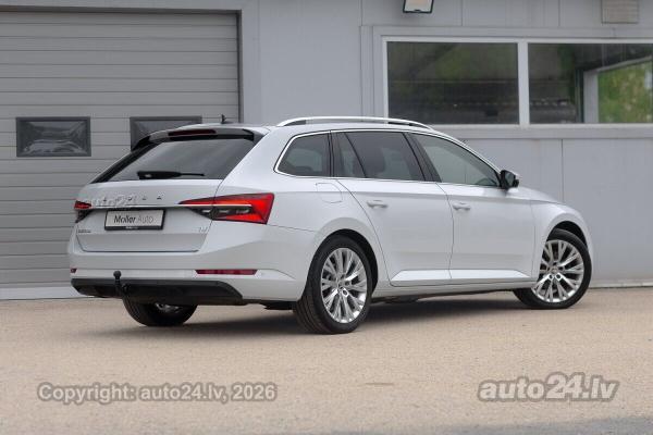 White Skoda SuperB 2022 in Jelgava, with an engine capacity of 1.40 L and mileage of 129 thousand km for 24492 €, photo 5 on AUTOMOTO.COM.LV