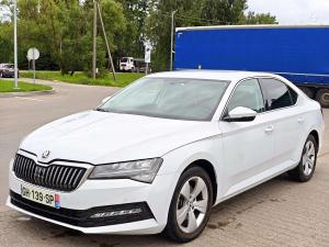 White Skoda SuperB 2022 in Taurage, with an engine capacity of 1.97 L and mileage of 250 thousand km for 12700 €, photo  on AUTOMOTO.COM.LV