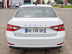 White Skoda SuperB 2022 in Taurage, with an engine capacity of 1.97 L and mileage of 250 thousand km for 12700 €, photo 13 on AUTOMOTO.COM.LV