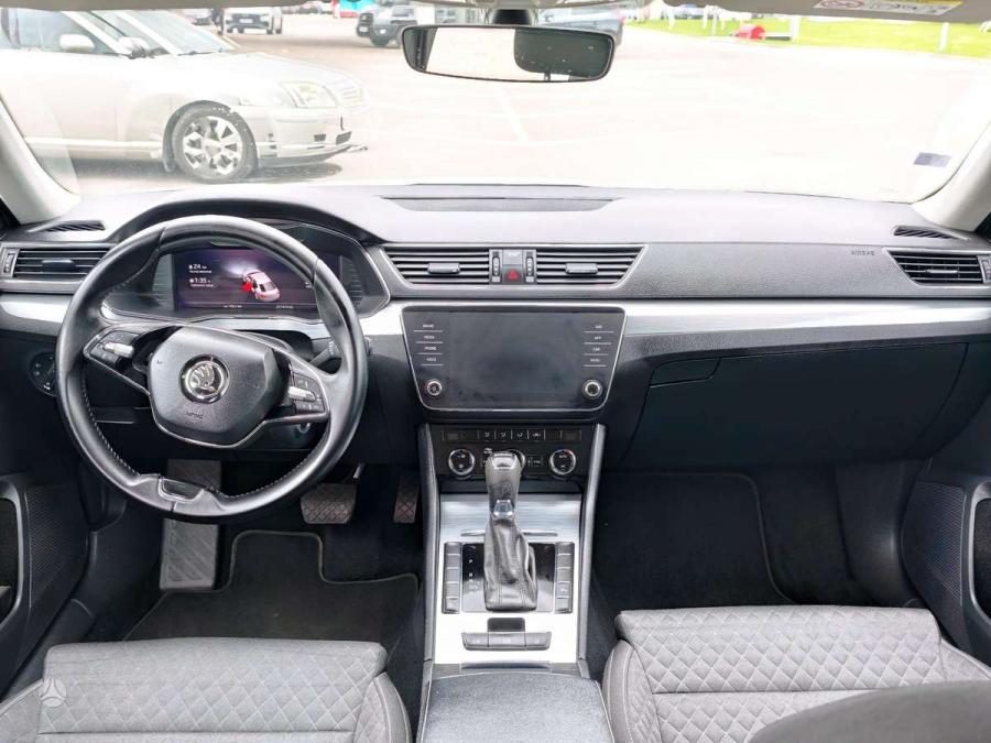 White Skoda SuperB 2022 in Taurage, with an engine capacity of 1.97 L and mileage of 250 thousand km for 12700 €, photo 24 on AUTOMOTO.COM.LV