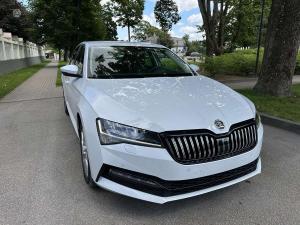 White Skoda SuperB 2024 in Taurage, with an engine capacity of 1.97 L and mileage of 16 thousand km for 19500 €, photo 4 on AUTOMOTO.COM.LV