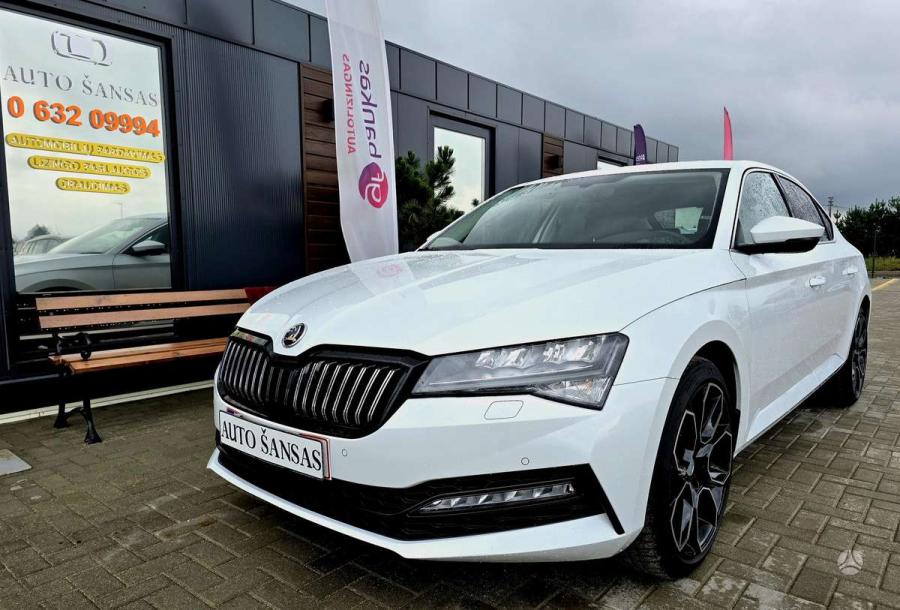 Balts Skoda SuperB 2024 Tauragė, ar dzinēja tilpumu 2.00 L un nobraukumu 21 tūkst. km par 22500 €, foto 12 vietnē AUTOMOTO.COM.LV