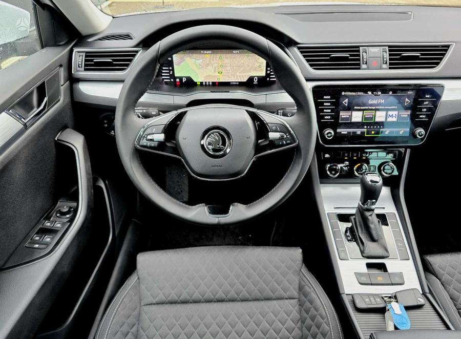 Balts Skoda SuperB 2024 Tauragė, ar dzinēja tilpumu 2.00 L un nobraukumu 21 tūkst. km par 22500 €, foto 17 vietnē AUTOMOTO.COM.LV