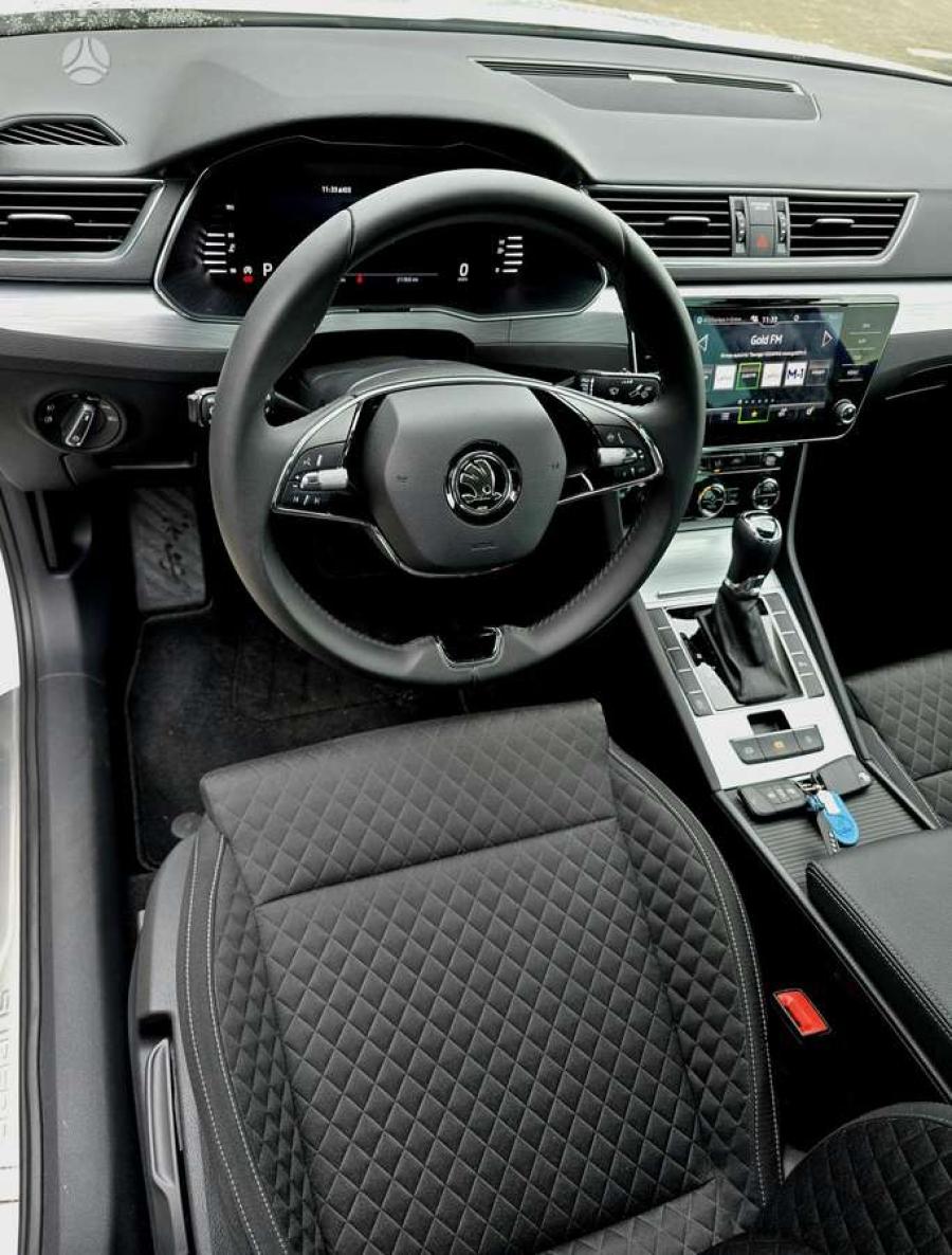 Balts Skoda SuperB 2024 Tauragė, ar dzinēja tilpumu 2.00 L un nobraukumu 21 tūkst. km par 22500 €, foto 26 vietnē AUTOMOTO.COM.LV