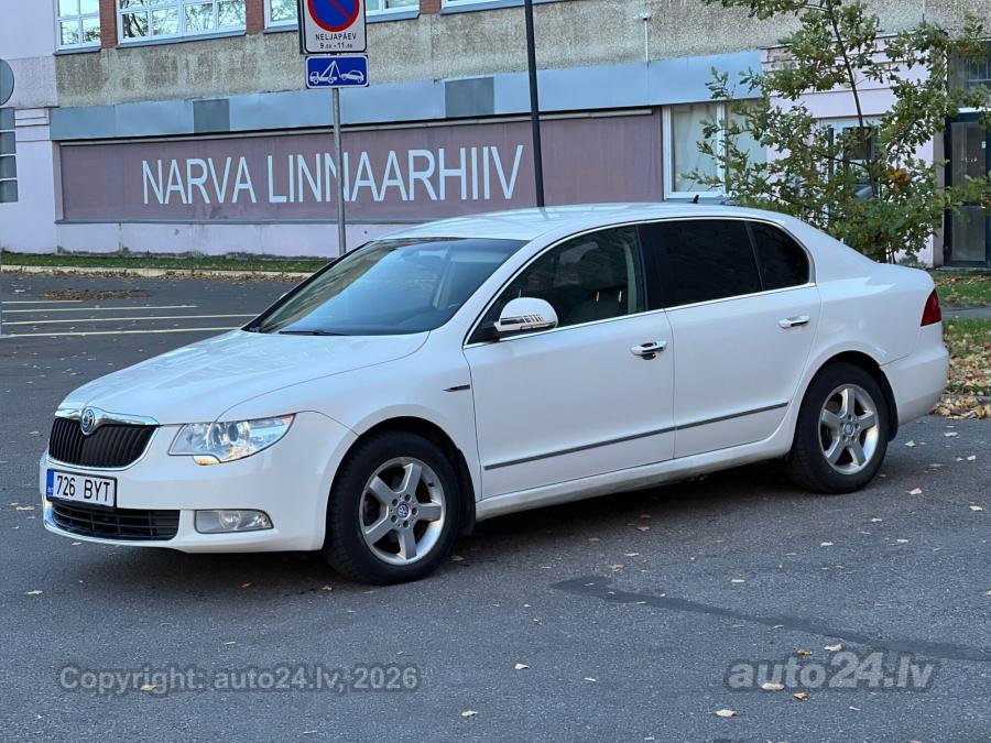 Белый Шкода Суперб 2010 в Нарва, объемом двигателя 1.90 л и пробегом 326 тыс. км за 2999 €, фото 1 на AUTOMOTO.COM.LV