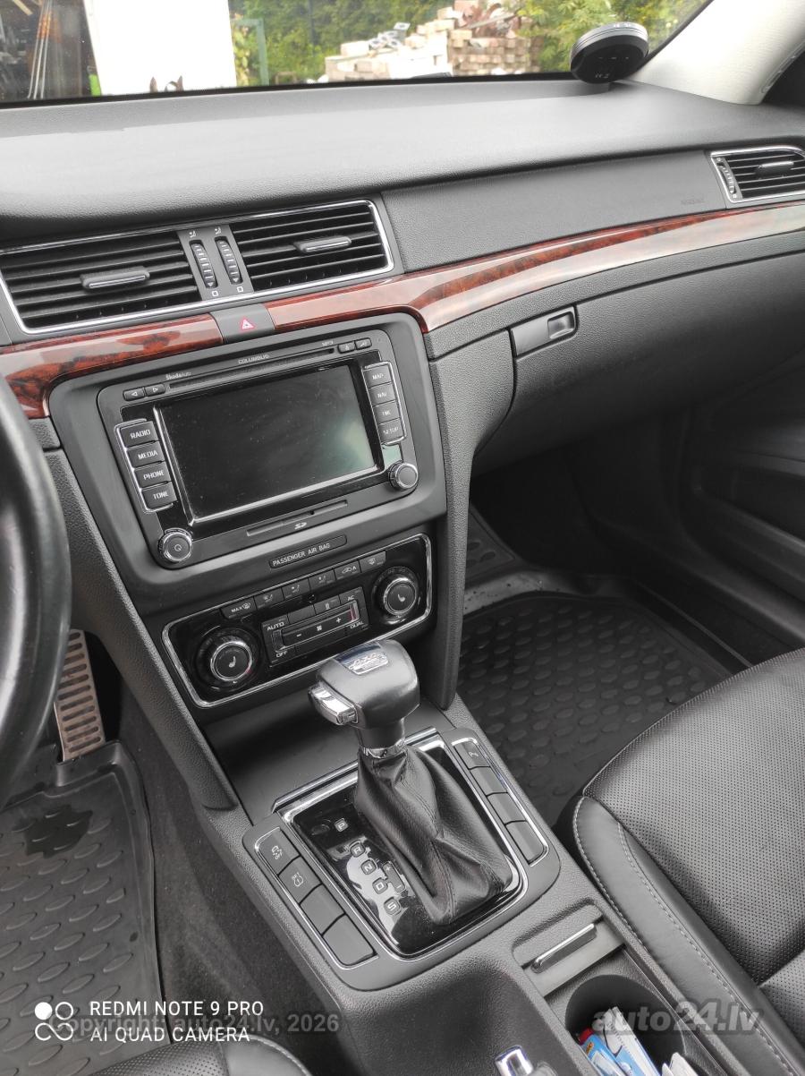 White Skoda SuperB 2012 in Tallinn, with an engine capacity of 3.60 L and mileage of 219 thousand km for 5000 €, photo 6 on AUTOMOTO.COM.LV