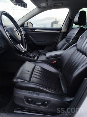 White Skoda SuperB 2015 in Riga, with an engine capacity of 2.00 L and mileage of 180 thousand km for 12800 €, photo 6 on AUTOMOTO.COM.LV