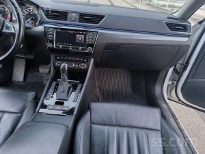 White Skoda SuperB 2015 in Riga, with an engine capacity of 2.00 L and mileage of 180 thousand km for 12800 €, photo 8 on AUTOMOTO.COM.LV
