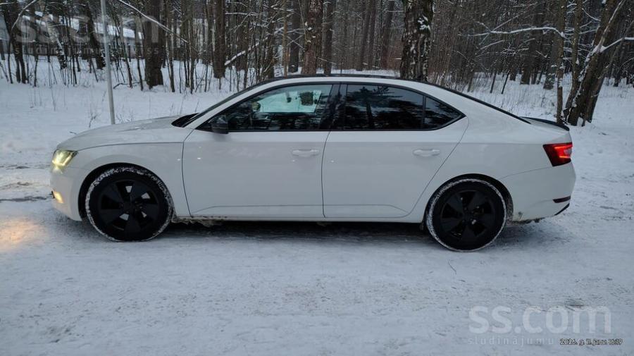 White Skoda SuperB 2018 in Riga, with an engine capacity of 2.00 L and mileage of 246 thousand km for 9699 €, photo 2 on AUTOMOTO.COM.LV
