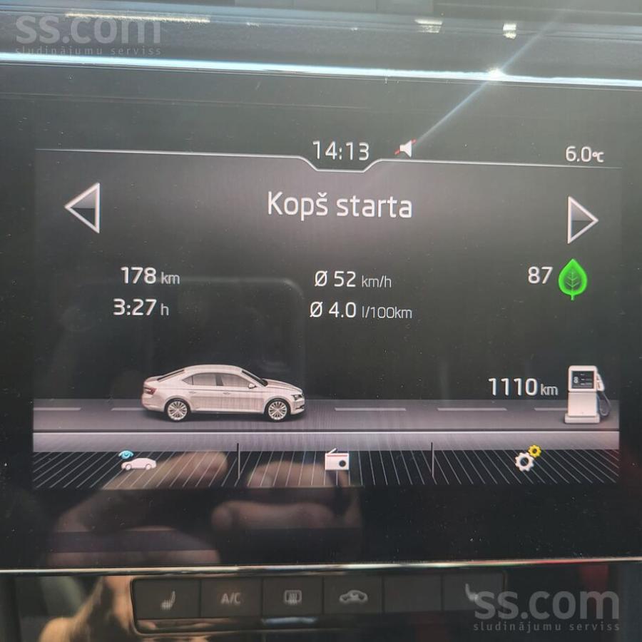Balts Skoda SuperB 2018 Rīga, ar dzinēja tilpumu 1.60 L un nobraukumu 197 tūkst. km par 12500 €, foto 6 vietnē AUTOMOTO.COM.LV