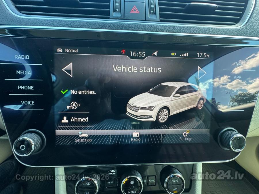 Balts Skoda SuperB 2019 Tallina, ar dzinēja tilpumu 2.00 L un nobraukumu 278 tūkst. km par 13750 €, foto 13 vietnē AUTOMOTO.COM.LV