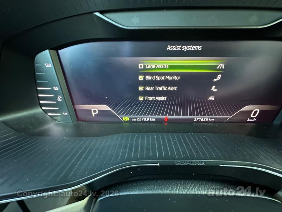 Balts Skoda SuperB 2019 Tallina, ar dzinēja tilpumu 2.00 L un nobraukumu 278 tūkst. km par 13750 €, foto 14 vietnē AUTOMOTO.COM.LV