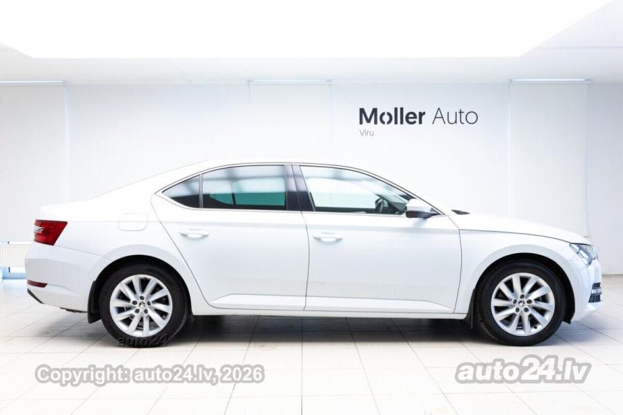 White Skoda SuperB 2020 in Johvi, with an engine capacity of 2.00 L and mileage of 115 thousand km for 19000 €, photo 9 on AUTOMOTO.COM.LV